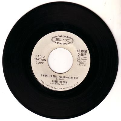 I Want To Tell You (about My Girl)/ In A Woman's Eyes