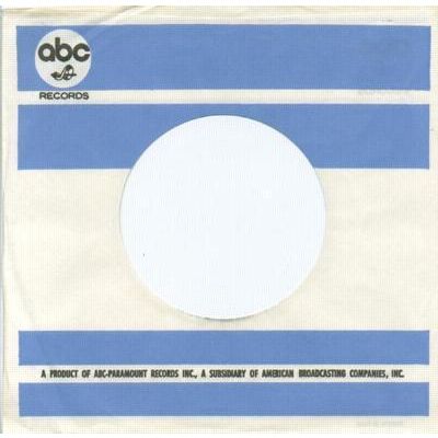 Abc Original45 Usa Sleeve 1966 To 69/ For Abc And Abc-paramount 45